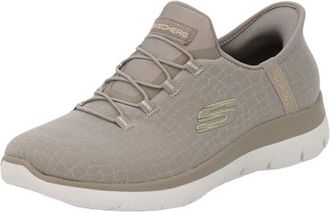 Skechers Baskets Summits Classy Night pour Femme, Taupe, 41 EU