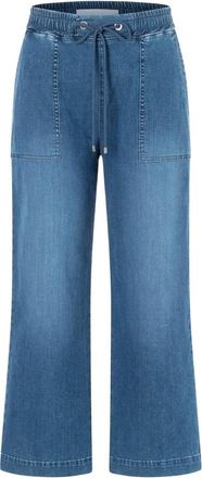 M.A.C Mac, Femme, Jeans, Bleu, Taille: 38 FR Shorts Culotte d&Eacute;t&eacute; en Denim