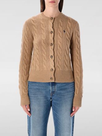 Polo Ralph Lauren Strick-Cardigan aus Wolle mit Rundhalsausschnitt und Pony-Logo