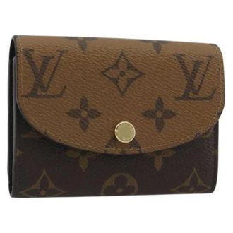 Louis Vuitton Porte-monnaie Monogram Reverse Pre-owned - Femme - Pre-owned - Brun - Taille: ONE Size