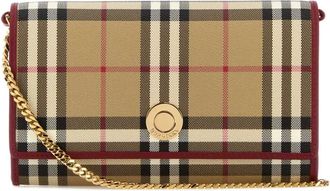 Burberry Femme, Sacs, Multicolore, Taille: ONE Size Check Chain Wallet