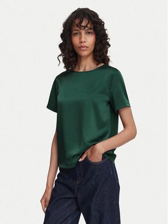 Max Mara Bluse Gilbert 2625946041 Dunkelgr&uuml;n Regular Fit