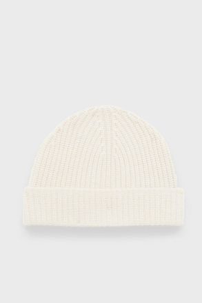 Gerard Darel Bonnet en cachemire &agrave; c&ocirc;tes - GAELLE - Ecru