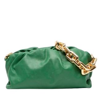 Bottega Veneta Pre-owned Chain Pouch - Femme - Pre-owned - Vert - Taille: ONE Size