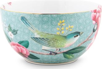 Pip Studio Blushing Birds Bowl Blue 12 cm