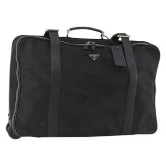 Prada Sac Boston Vintage doccasion - Femme - Pre-owned - Noir - Taille: ONE Size