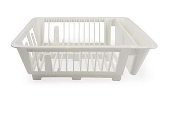 Excelsa Easy Dry Abtropfgestell, Polypropylen, Weiß, 35 x 33 cm