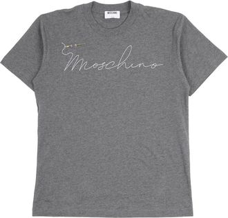 Moschino Femme, Tops, Gris, Taille: 42 FR T-Chemises