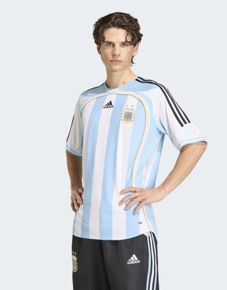 adidas adidas Performance - Argentina 2006 - Heimtrikot in Wei&szlig; und klarem Blau