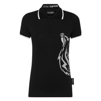Plein Sport Femme, Tops, Noir, Taille: 38 FR Polo Chemises