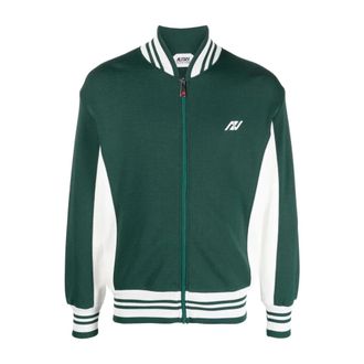 Autry Homme, Sweatshirts et sweats &agrave; capuche, Vert, Taille: XL Track Bomber