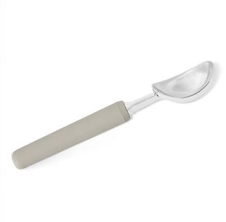 Amazon Basics Eisportionierer, Softgrip-Griff, Sp&uuml;lmaschinenfest, Leinengrau