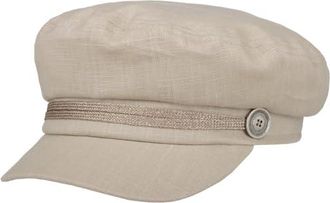 Mayser Casquette Marin Kendy Light Casquette Casquette en Lin (Taille Unique - Beige)