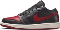 Nike Nike Chaussures de basket-ball Air Jordan 1 Low UNC pour femme, Noir/rouge Gym, 38 EU
