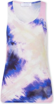 Paco Rabanne Femme, Tops, Multicolore, Taille: 40 FR D&eacute;bardeur en jersey imprim&eacute;