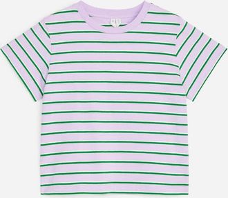 Arket Weit Geschnittenes T-Shirt -Gr&uuml;n