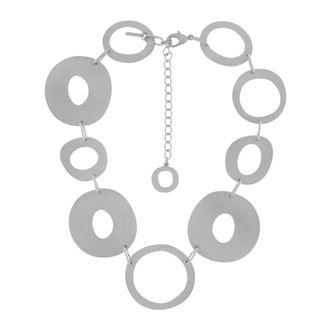 Dansk Copenhagen Kurze Kreis-Halskette - - Accessories - Damen - Grau - ONE SIZE
