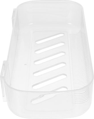 Lurrose Selbstklebendes Wandmontiertes Badezimmer Regal aus Langlebigem Material Abtropfendes Design Platzsparend Einfache Montage ohne Bohren Transparenter A