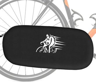 Generic Fahrrad Kettenschutzabdeckung, Kettenschutz der Fahrradabdeckung - Fahrradkettenschutzabdeckung mit reflektierendem Logo, wasserdichter Fahrradkettens