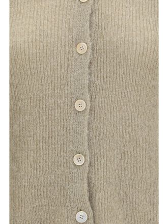 Our Legacy Womens Polo Collar Sweater Soft Sage Tops