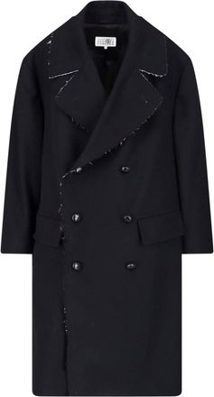 Maison Margiela Double-Breasted Wool Coat