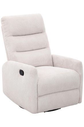 CARRYHOME Relaxsessel, Beige, Metall, Textil, 78x107x95 cm, Relaxfunktion, Wohnzimmer, Sessel, Relaxsessel