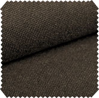 Novely AUEN Premium Möbelstoff - Robuster Webstoff - Fein Gewebter Polsterstoff - Pflegeleichte Meterware 1lfm | Farbe: 04 Braun