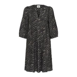 Karen by Simonsen Femme, Robes, Gris, Taille: 46 FR Davina Print Midi Dress