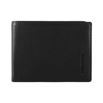 Piquadro Herrenbrieftasche mit Klapp-Ausweisfenster- M&uuml;nz- - - Accessories - Herren - Schwarzk - ONE SIZE