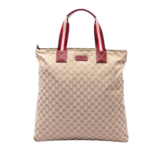 Gucci Pre-owned Canvas Tote Bag - - Pre-owned - Damen - Beige - ONE SIZE