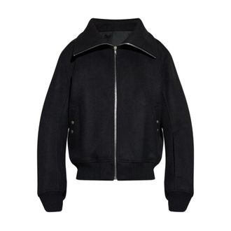Rick Owens Blixa Dracucollar Jacket - Homme - Vestes - Noir - Taille: M