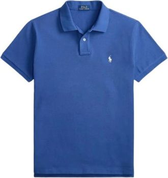 Polo Ralph Lauren Homme, Tops, Bleu, Taille: S Polo Coupe Slim Personnalis&eacute;e