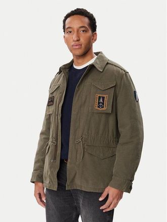 Aeronautica Aeronautica Militare &Uuml;bergangsjacke 262AB3087UCT04233 Khakifarben Regular Fit