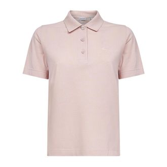 Burberry Femme, Tops, Rose, Taille: 36 FR Cotton Polo