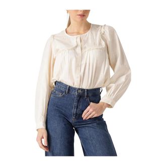 Lollys Laundry Damen, Blusen & Hemden, Beige, MGr&ouml;&szlig;e