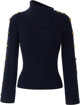 Elisabetta Franchi Damen, Strickwaren, Blau, XLGr&ouml;&szlig;e