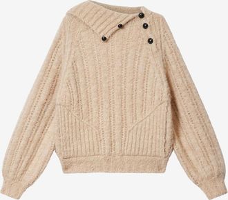 Isabel Marant Pull Lily En Alpaga - Femme - Beige - Taille34 - Isabel Marant