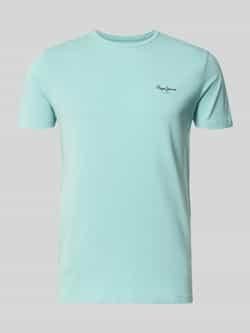 Pepe Jeans London Slim Fit T-Shirt aus Baumwoll-Mix Modell ORIGINAL BASIC 3N