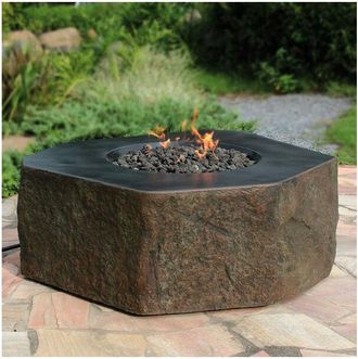 Elementi Gasfeuerstelle Dukono in Basalt-Optik - Elementi