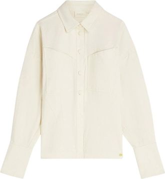 JOSH V Femme, Blouses et Chemises, Beige, Taille: 38 FR Micah Blouse