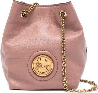 Chlo&eacute; Horse Medal Mini Bucket Bag