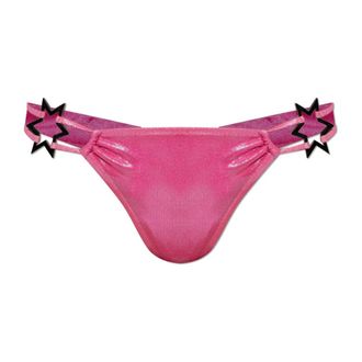 Misbhv Misbhv, Femme, Maillots de bain, Rose, Taille: 36 FR Bas de bikini &agrave; d&eacute;tails &eacute;toiles