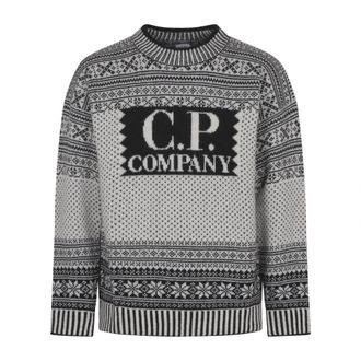 C.P. Company Crew Neck Pullover - - Knitwear - Herren - Mehrfarbig - L