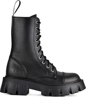 Altercore Damen vegan Stiefel Glown Black