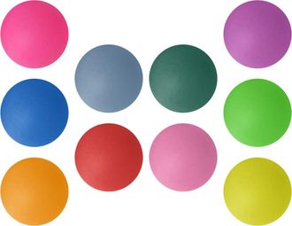 Milisten TOPBATHY 10 Bunte Tischtennisb&auml;lle 40mm Leichte Lotteriekugeln f&uuml;r Partyspiele Wiederverwendbar und Langlebig Abgerundete Oberfl&auml;che Vielseitig f&uuml;r Ba