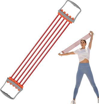 Generic Elastisches Seil für Fitness, Widerstandsbänder für Übungen, 5 Bänder zur Verlängerung des Arms, verstellbar, elastisch, Trainingsgerät Barelline-Klin