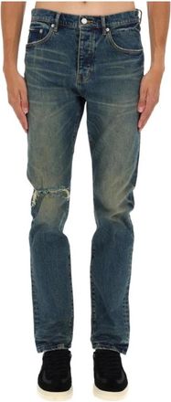 Purple Homme, Jeans, Bleu, Taille: W34 P005 Relaxed Fit Jeans