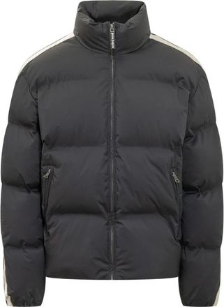 Palm Angels Homme, Vestes, Noir, Taille: 2XL Classic Logo Track Down Jacket