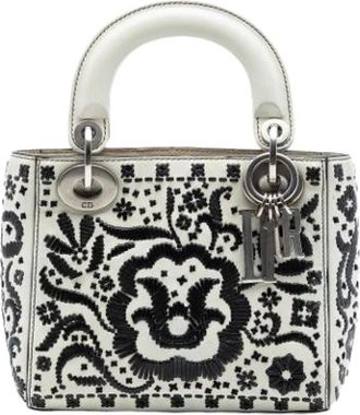Dior Pre-owned Lady Dior - Femme - Pre-owned - Blanc - Taille: ONE Size