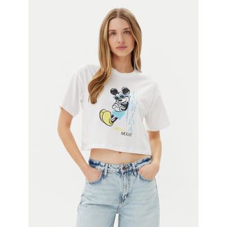 Only T-Shirt Mickey Minnie 15348126 Wei&szlig; Regular Fit